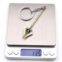China Moba Game Lol Character Props Key Chain Metal Crafts Gold Copper Details Restore Gift Decoration for sale