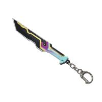 China 9Cm Metal Gun Keychain Craft Valorant Glitchpop Knife Gift Decoration for sale
