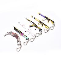 China Custom Metal Craft Keychain Gift Valorant Game Props Equipment Predatory Impression Claw Blade for sale