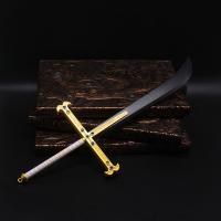 China Popular animation game One Pieces popular character Hawkeye sword metal crafts details for sale