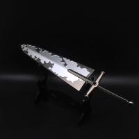 China Custom Asta-Black Clover 33cm large size Metal crafts Sword Decorative art Gift Samurai Sword Zinc alloy material silver for sale