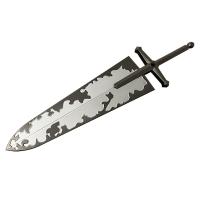China Custom Asta-Black Clover 33cm large size Metal crafts Sword Decorative art Gift Samurai Sword Zinc alloy material silver for sale
