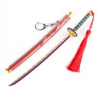 China Demon Slayer Kokushibo Zen Katana 3D Model Keychain Cosplay Figure for sale