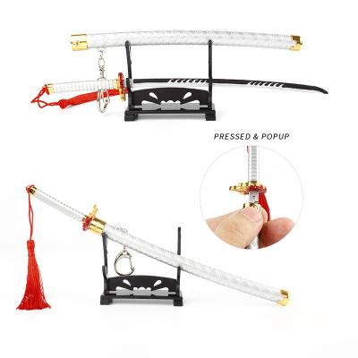 China Press to Eject Sword 3D Model Keychain Demon Slayer Rengoku Kyoujurou Samurai for sale