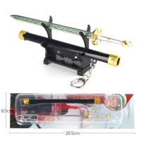 China Zinc Alloy 3D One Piece Seven Star Sword Press To Eject Mini Katana Casting for sale