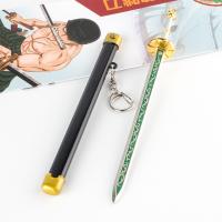 China Zinc Alloy 3D One Piece Seven Star Sword Press To Eject Mini Katana Casting for sale