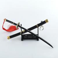 China One Piece Zoro Yubashiri 3D Model Keychain Sword Zinc Alloy for sale