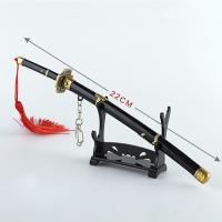 China One Piece Zoro Yubashiri 3D Model Keychain Sword Zinc Alloy for sale