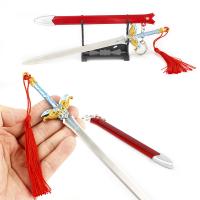 China Custom Size Sword Keychain 22 Cm Sword Art Online Asuna Model Keychain for sale