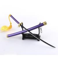 China 22CM Zinc Alloy Anime Sword Keychains Bleach Toshiro Hitsugaya Sword for sale