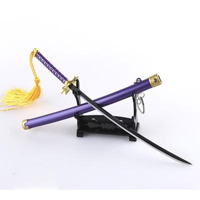China 22CM Zinc Alloy Anime Sword Keychains Bleach Toshiro Hitsugaya Sword for sale