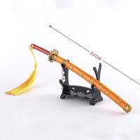 China Sakura 22CM Bleach Sword Keychain Set Zinc Alloy Mini Katana for sale