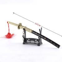 China Touken Ranbu Mikazuki Munechika Anime Sword Keychains Mini Katana for sale