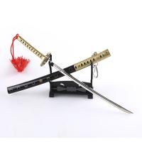 China Touken Ranbu Mikazuki Munechika Anime Sword Keychains Mini Katana for sale