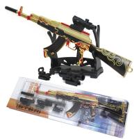 China Assault Rifle Gun Model Keychain AKM Game Collection Zinc Alloy for sale