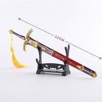 China Fate Caliburn 22CM Sword Art Online Key Chain Mini Katana Sword for sale