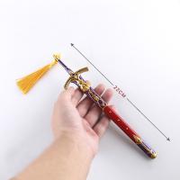 China Fate Caliburn 22CM Sword Art Online Key Chain Mini Katana Sword for sale
