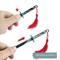 China XINRUI Scissor Seven Qingfeng Custom Shape Metal Keychains Sword for sale