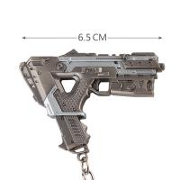 China Alternator SMG 7CM Zinc Alloy Keychain Apex Legends Gun Keychains for sale