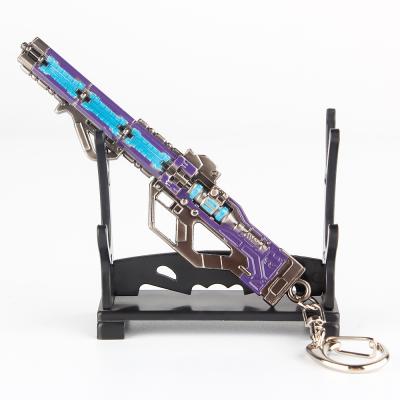 China Apex Legends Harwalker Assault Rifle Gun Keychain Metal 11CM Standard for sale