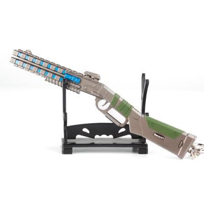 China 16CM Gun Model Zinc Alloy Keychain Apex Legends Peacekeeper Shotgun for sale
