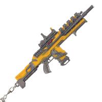 China Yellow Apex Legends Gun Keychain Helmlock Assault Rifle Press Point 16 cm for sale