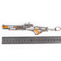 China Flatline Rifle Mastiff Shotgun Gun Zinc Alloy Keychain Apex Legends VK47 for sale
