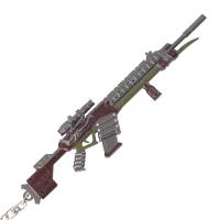 China Apex Legends Longbow DMR Gun Keychain 16CM Zinc Alloy Standard for sale