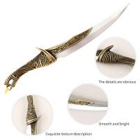 China 16CM Zinc Alloy Standard Knife Model Anime Sword Keychains Apex Legends Drax for sale