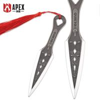 China 16 CM Knife Model Zinc Alloy Keychain Apex Legends Wraith Knife Gun Keychain for sale