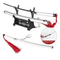 China Demon Slayer Hashibira Inosuke Zinc Alloy Katana Sword Anime Cosplay for sale