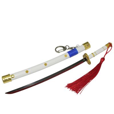China One Piece Ame No Habakiri 22CM 3D Model Keychain Sword Zinc Alloy for sale