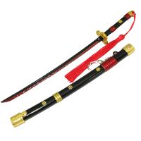 China One Piece Zoro Enma Black 3D Model Keychain Sword Mini Katana for sale