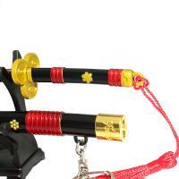 China One Piece Zoro Enma Black 3D Model Keychain Sword Mini Katana for sale