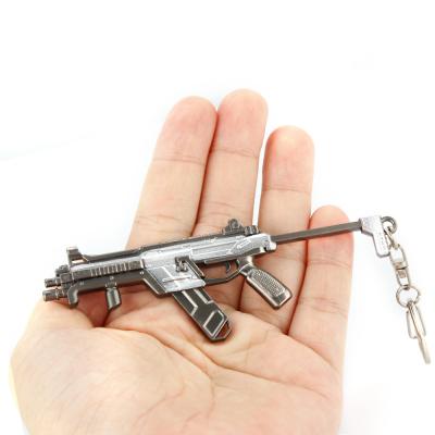 China R99 SMG Gun Model Zinc Alloy Keychain 11CM Apex Legends for sale