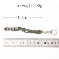 China Peacekeeper Shotgun Zinc Alloy Keychain Apex Legends Gun Keychain Metal for sale