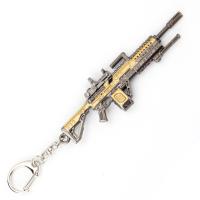 China Custom Zinc Alloy Mini Gun Keychains 11CM  Apex Legends Devotion for sale