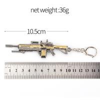 China Custom Zinc Alloy Mini Gun Keychains 11CM  Apex Legends Devotion for sale