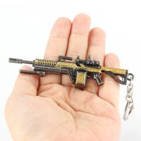 China Custom Zinc Alloy Mini Gun Keychains 11CM  Apex Legends Devotion for sale