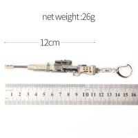 China Standard Gun Model Zinc Alloy Keychain Apex Legends Krebel Sniper for sale