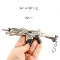 China Apex Legends Helmlock Son Of Glory Gun Zinc Alloy Keychain 16CM Standard for sale