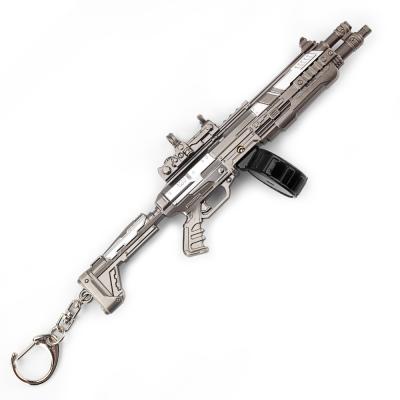 China Apex Legends EVA8 Shotgun Zinc Alloy Keychain Standard Gun Model Keychain for sale