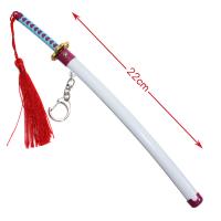 China Demon Slayer Kanroji Mitsuri 22CM Automatic Elasitc Moving Sword for sale