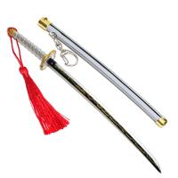 China 22CM Agatsuma Zenitsu 3D Model Keychain Demon Slayer Sword Keychain for sale