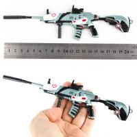 China 22CM Zinc Alloy Metal Alloy Gun Model Key Chain M416 Gray Hamster for sale