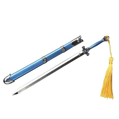 China Mo Dao Zu Shi Lanjingyi Anime Sword Keychains Alloy Mini Katana for sale