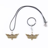 China League Of Legends Logo Metal Zinc Alloy Pendants Necklace Set Backpack Decor for sale