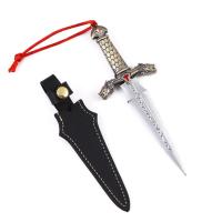 China Metal Zinc Alloy Dragon Dagger Mini Knife Letter Opener Collectible for sale