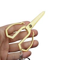 China Anime Scissor Seven Keychain Cosplay Metal Alloy Weapon Keychain for sale