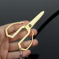 China Anime Scissor Seven Keychain Cosplay Metal Alloy Weapon Keychain for sale